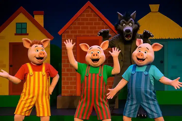 De Tre Små Grise – musical i Musikhuset Aarhus