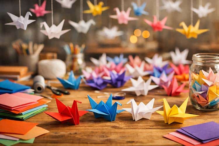 We fold 1000 cranes at Dokk1 – Create good karma